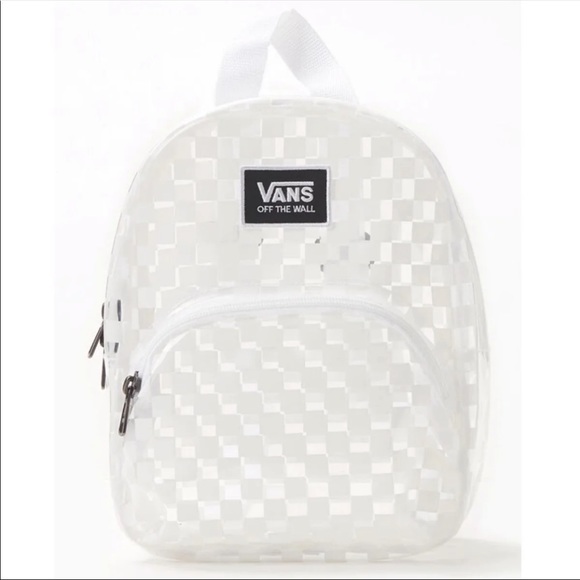 Vans | Bags | Vans Gettin It Mini Backpack In White Checkerboard | Poshmark